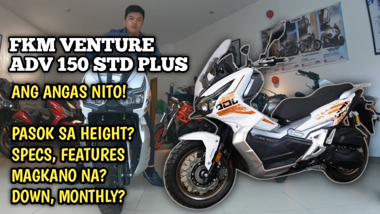 FKM VENTURE ADV 150 STD PLUS LOOKS, SPECS, FULL REVIEW | DUDE YMARTV ...