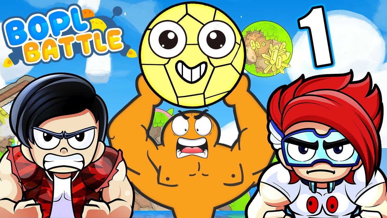 LUCHAS LOCAS con SLIME | Empieza la Aventura en Bopl Battle | Karim ...