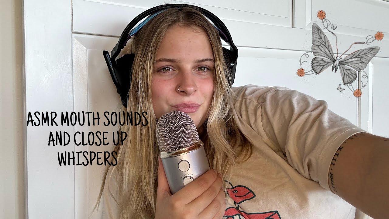 ASMR | Close up Whispers and Mouth Sounds - YouTube