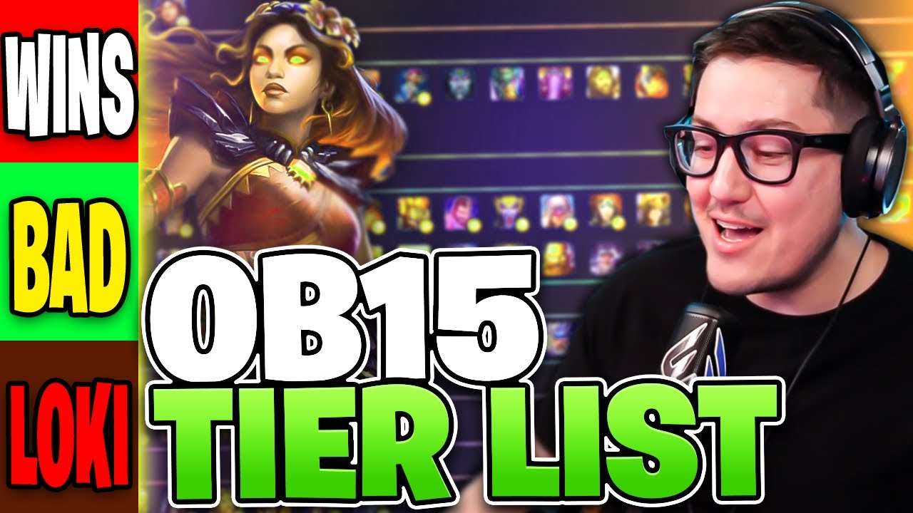 NEW OB15 TIER LIST - SMITE 2 - YouTube