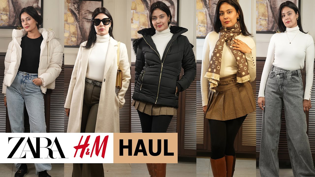 *HUGE* ZARA AND HNM HAUL 👜👗 |TRENDY OUTFITS OF 2025 !! LET'S STYLE ...
