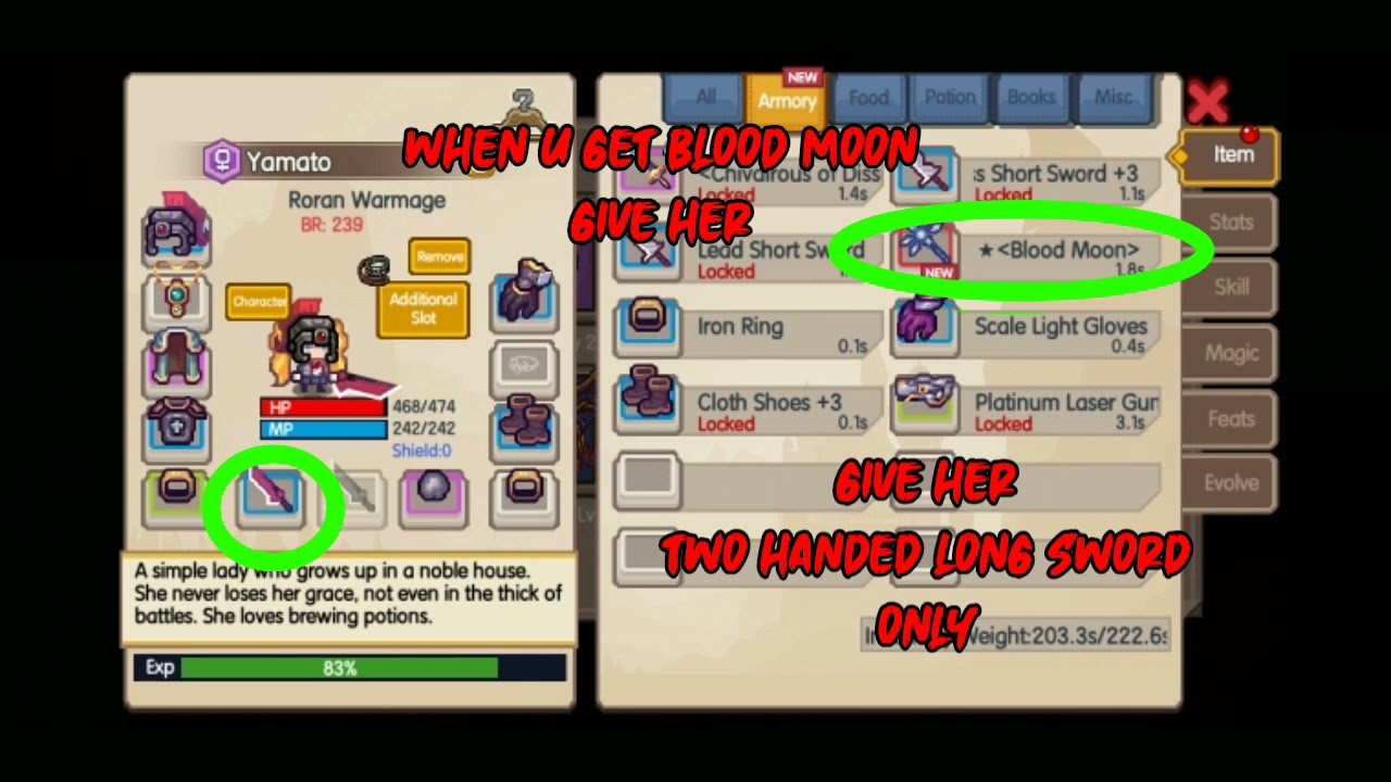 Elona Mobile : Ally guide for unlucky players part 1 ( Elona mobile ...
