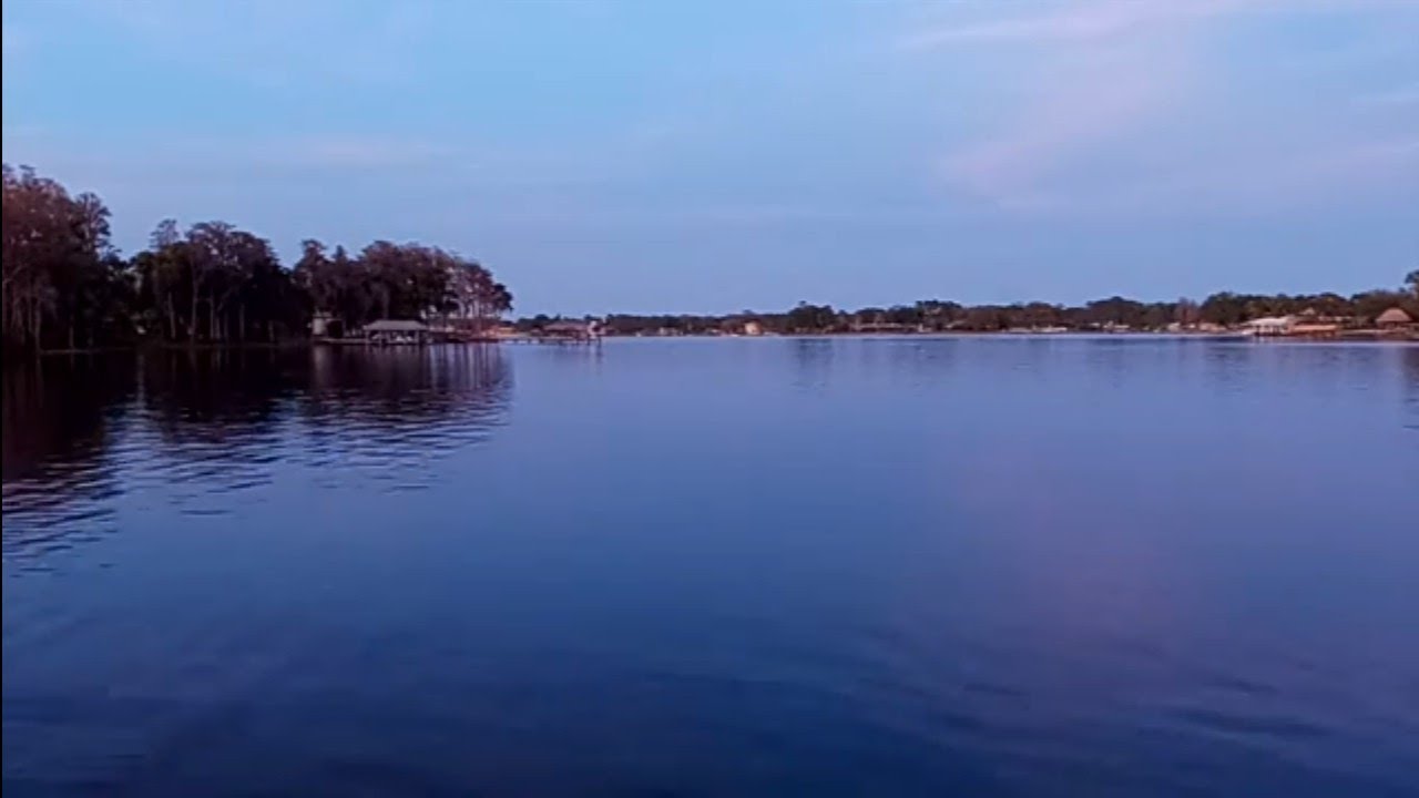 Relaxing Moment - Lake Padgett at Sunset - Land O' Lakes, Florida ...
