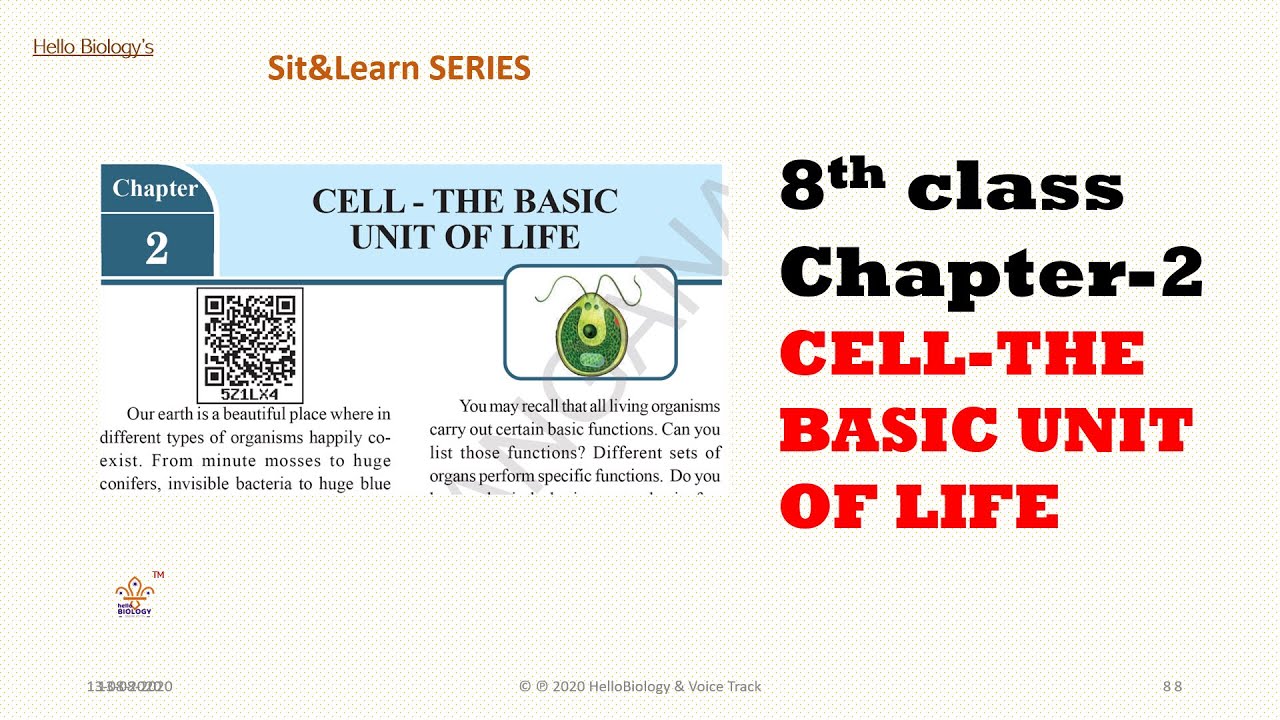 8TH CLASS BIOLOGY CHAPTER 2 INTRODUCTION || THE CELL- BASIC UNIT OF ...