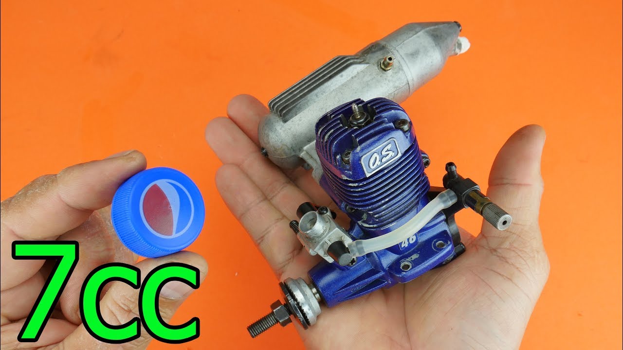 7.6 CC AIRPLANE ENGINE VERY SMALL - YouTube
