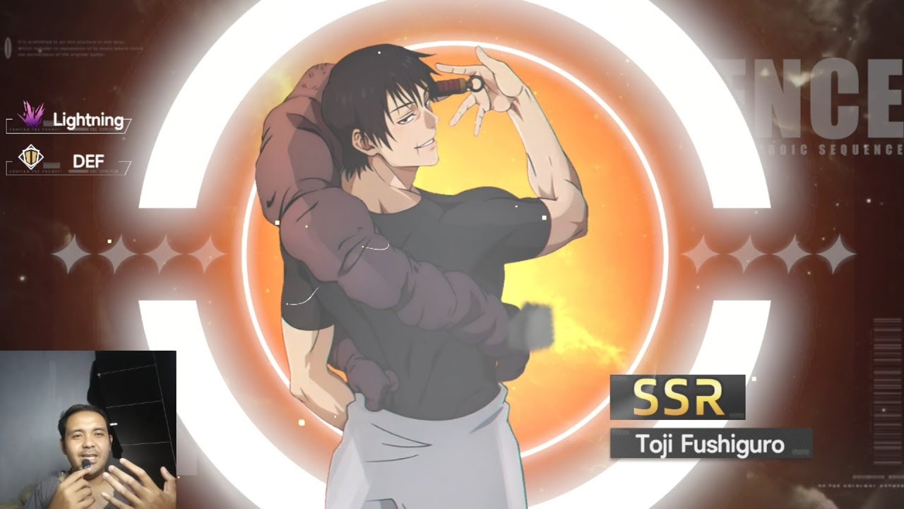 GACHA LIMITED SSR TOJI JUJUTSU KAISEN🔥COMBO REFLECT DAMAGE NGERI KAH ...