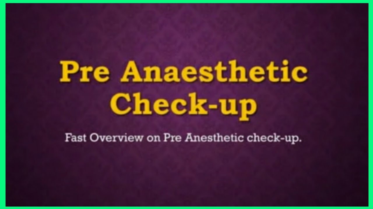 PAC #anesthesia #surgery - YouTube