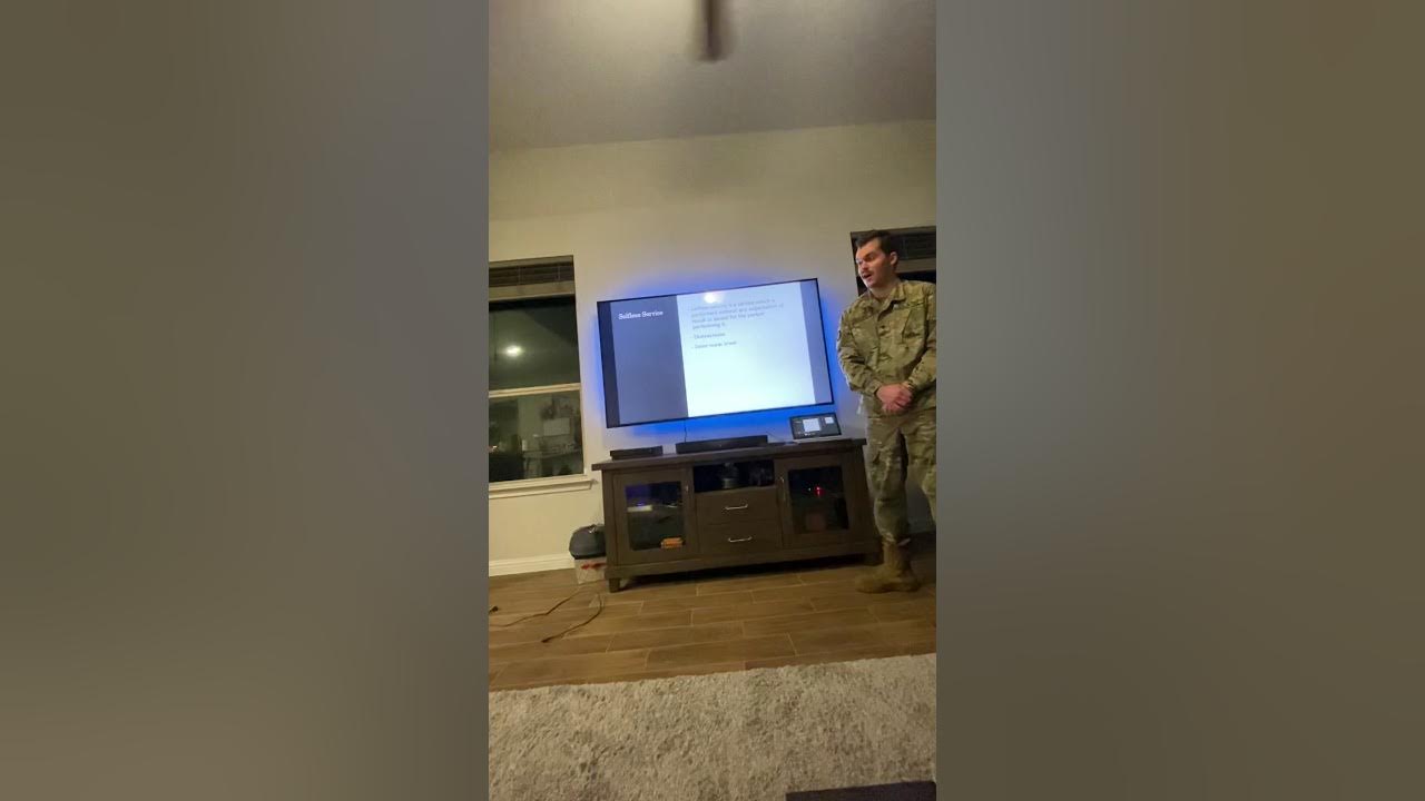 Collins BLC Army Values public speaking - YouTube