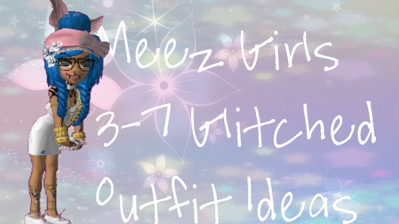Meez Girls 3-7 Glitched Outfit Ideas 2017 - YouTube