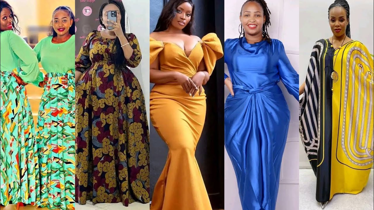 Mishono ya vitambaa magauni guberi za kisasa latest asoebi style bubu ...