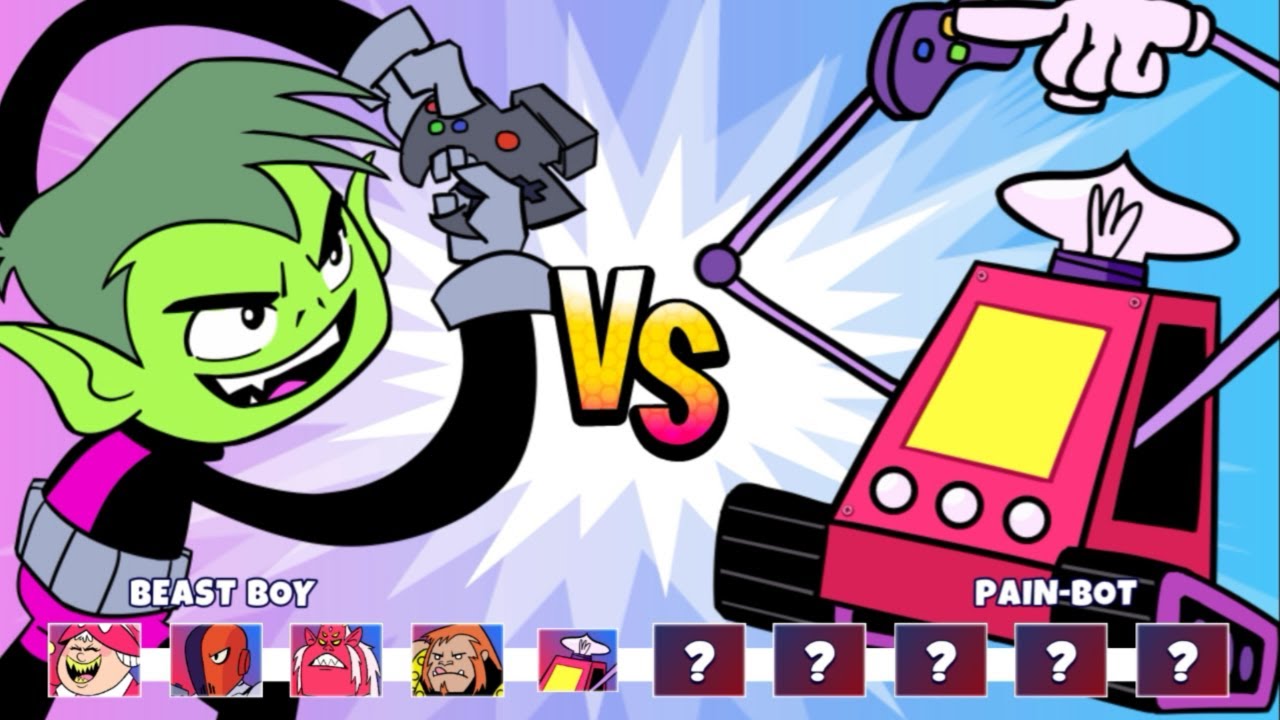 Jump Jousts 2 : Beast Boy VS Pain -Bot - Teen Titans Go (CN Games ...