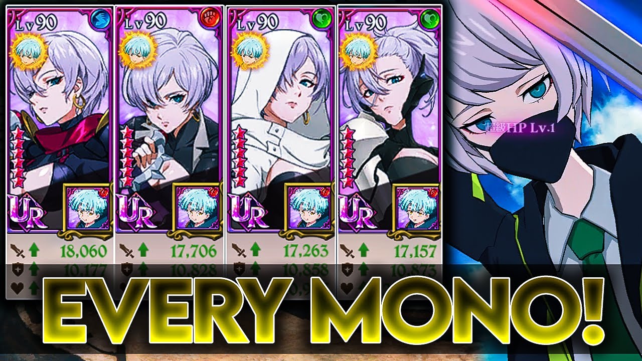 USING EVERY MONO IN THE GAME! MONO GEARED PVP | Seven Deadly Sins ...