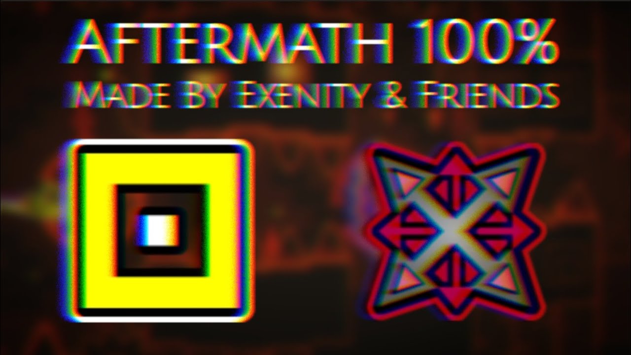 Geometry Dash - Aftermath 100% (120hz mobile) (new hardest) - YouTube