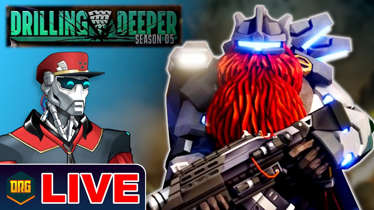 🔴Drilling New Season in Deep Rock Galactic LIVE! (feat. Special Guests ...