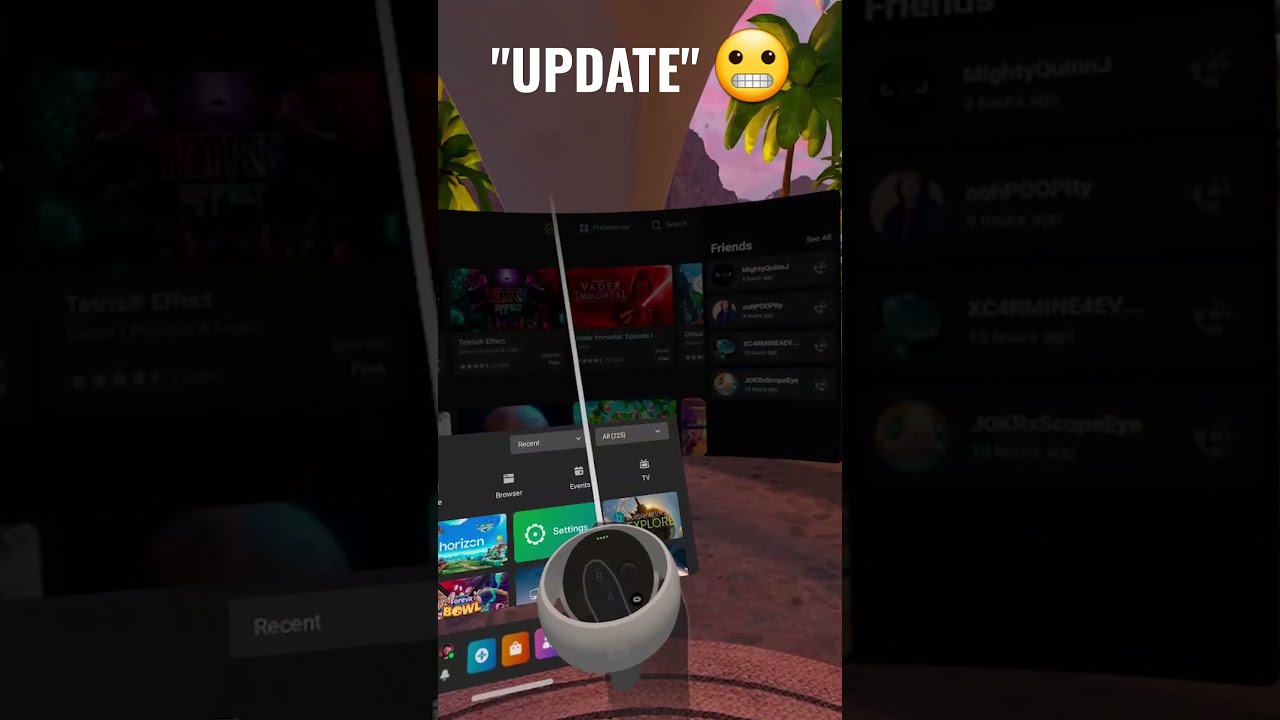 New V29 Oculus Quest 2 Menu Is Kinda Awful... - YouTube