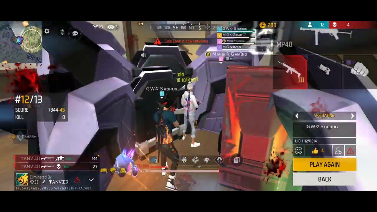 manik gaming in my match 🥰 - YouTube