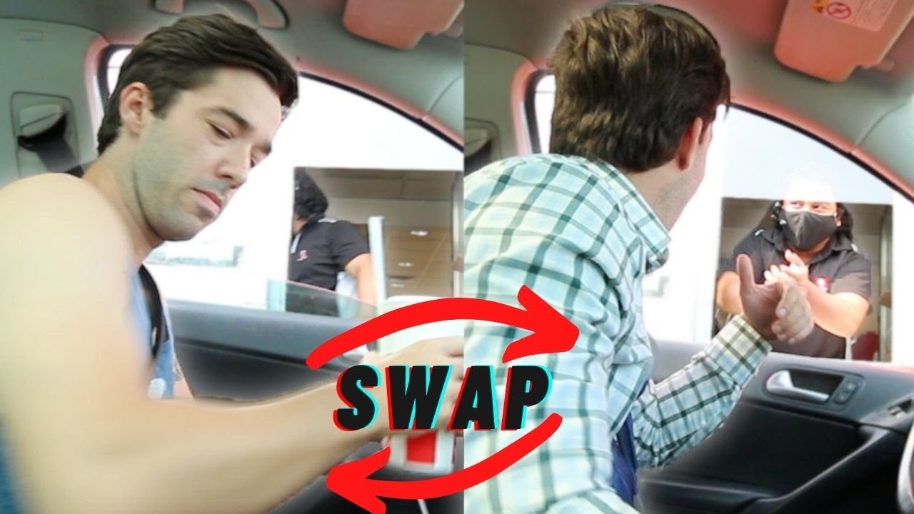 Twin Swap At The Drive Thru Prank Youtube