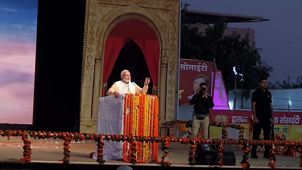 PM Modi Full Speech in Dwarka Ramleela Delhi - YouTube