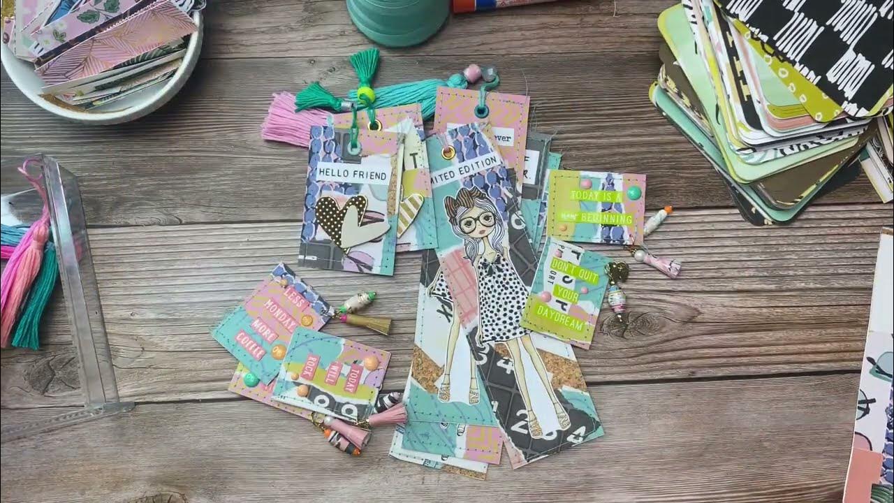 Pen Pal ideas | Collage bookmarks and hidden paper clips! - YouTube