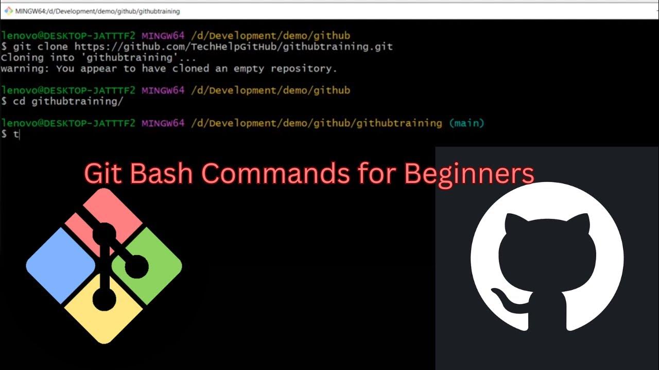 Git Bash Commands for Beginners | Git Command Tutorial - YouTube