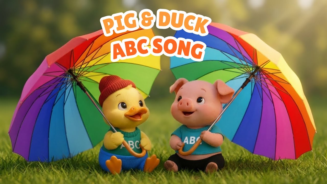 Pig & Duck ABC Song | Learn Alphabet with Objects | Fun Kids Learning ...