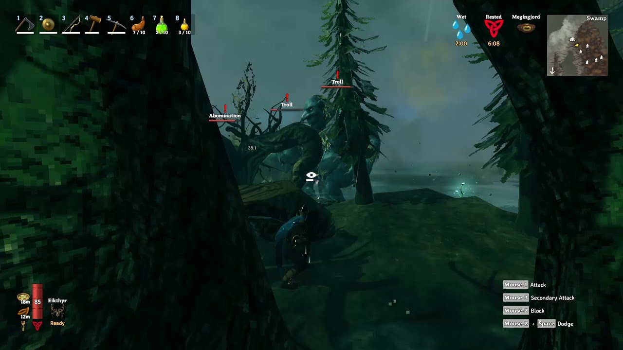 Valheim| When you get "Ground is Shaking" in the swamps. - YouTube