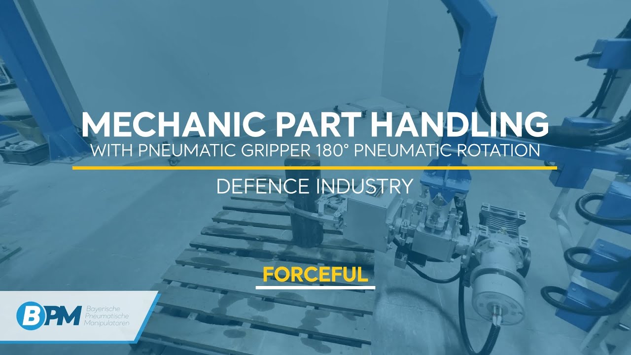 BPM Industrial Manipulators - Mechanic Part Handling with pneumatic ...