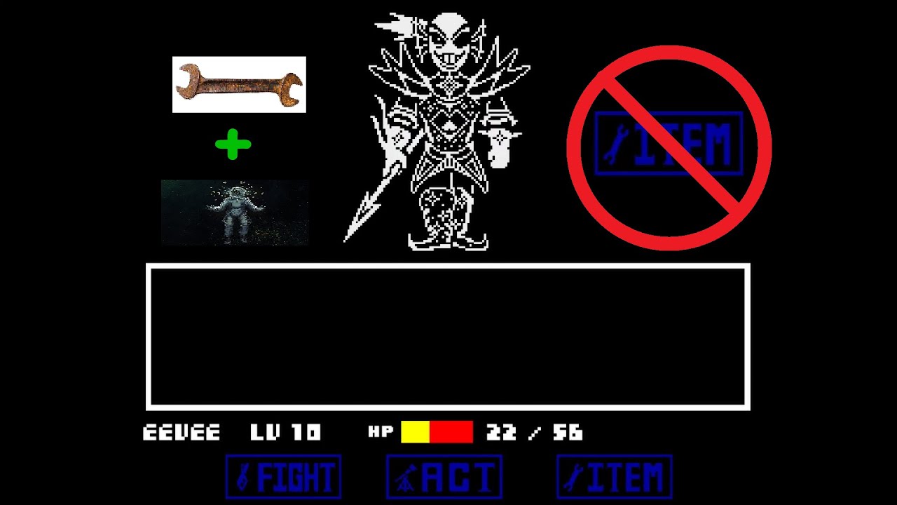 Project Spacetime - Undyne the Undying No equipment + No items - YouTube