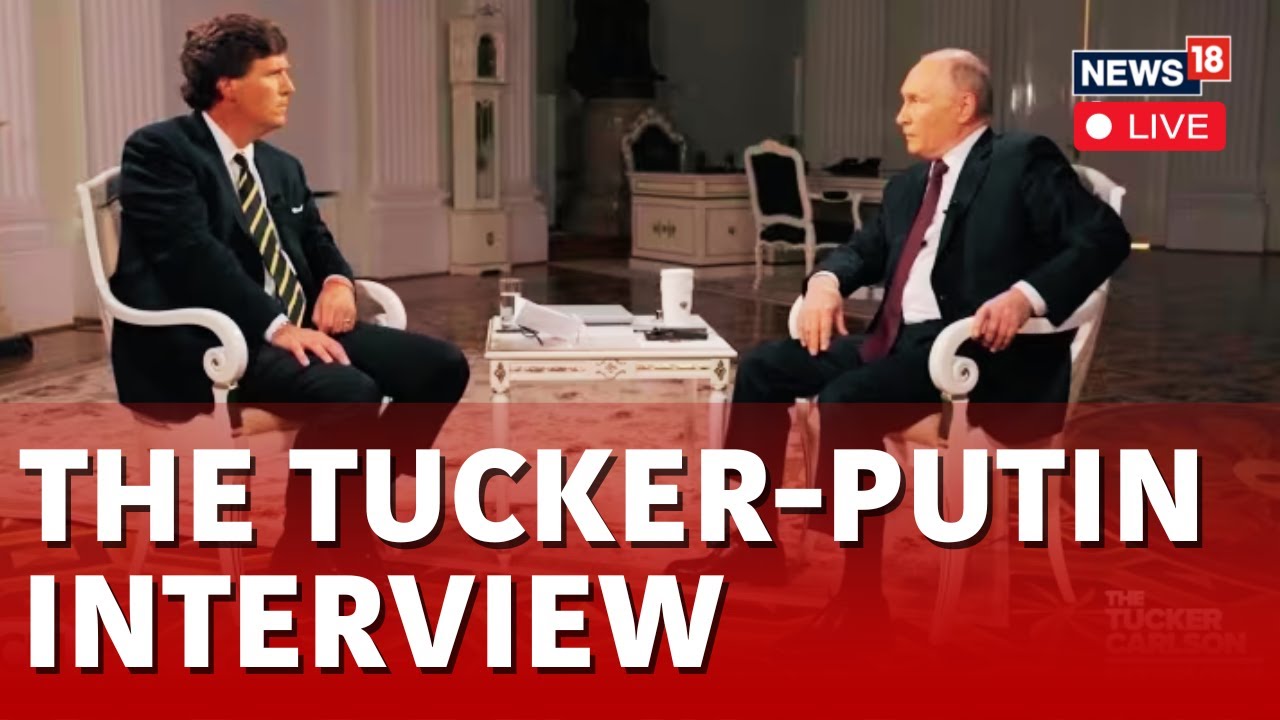 Tucker Carlson | Putin Interview LIVE | Tucker Carlson In Conversation ...
