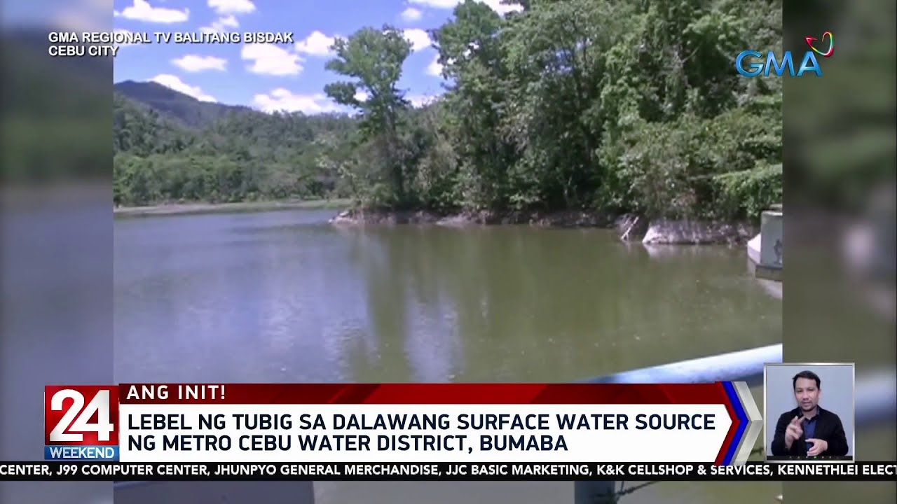 Lebel ng tubig sa dalawang surface water source ng Metro Cebu Water ...