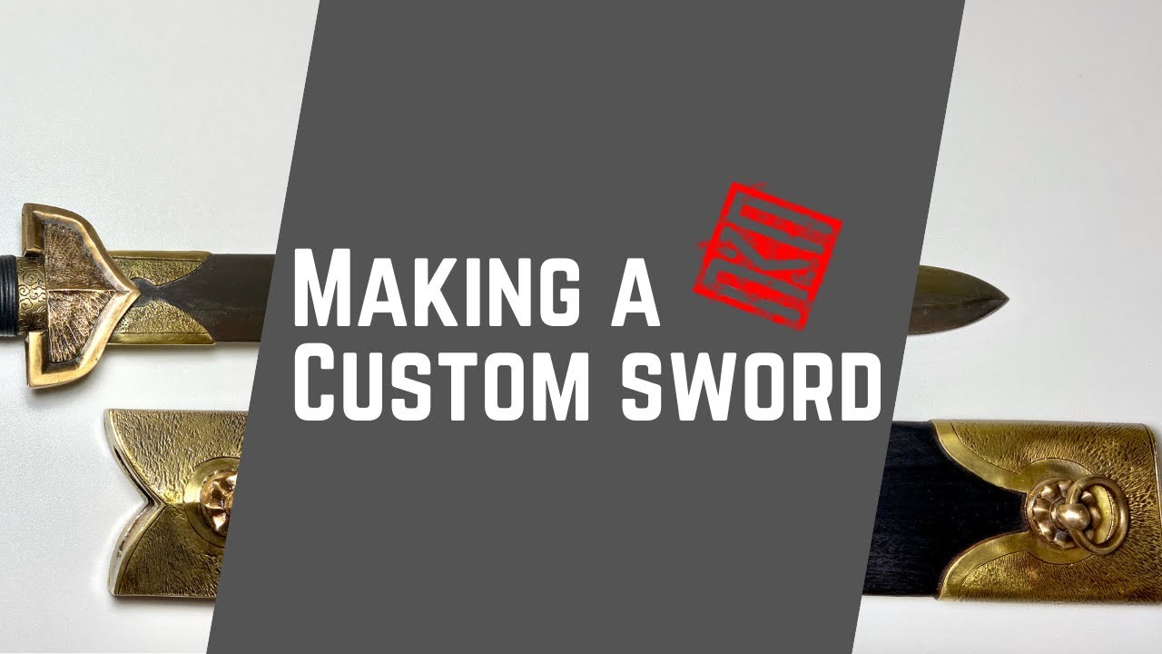 Custom Sword Build | Hand Forged Sword with Pommel, Guard, and Scabbard ...