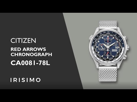 CITIZEN RED ARROWS CHRONOGRAPH CA0081-78L | IRISIMO - YouTube