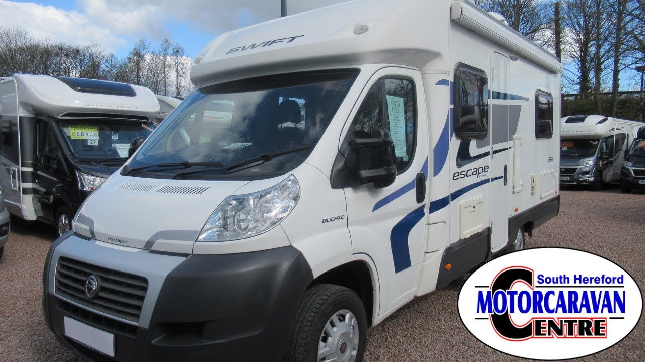 2014 Swift Escape 664 - South Hereford Motor Caravan Centre Ltd - YouTube
