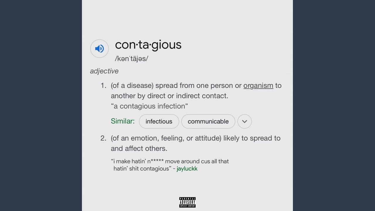 Contagious - YouTube