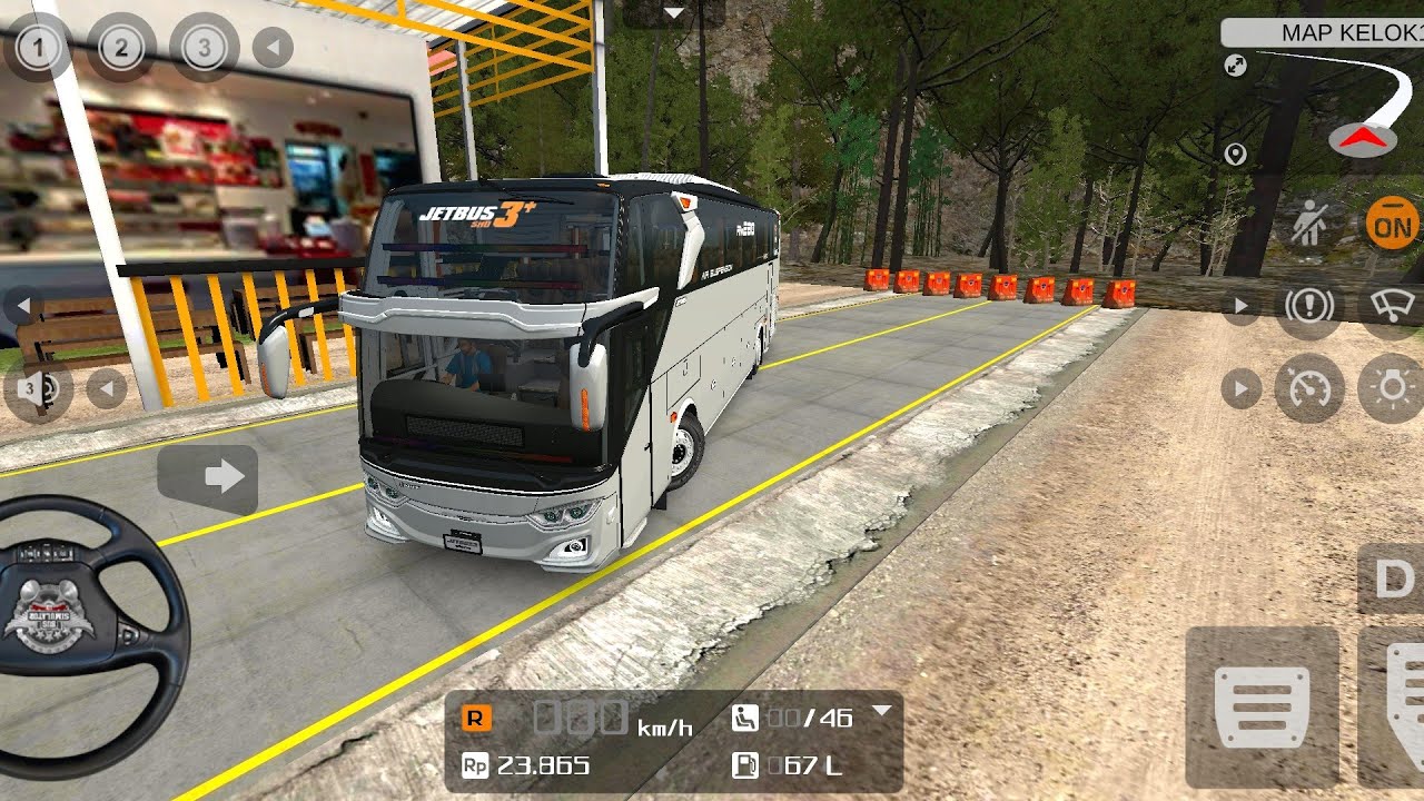 New luxury bus driving | bus simulator Indonesia | Bus wala game | gadi ...