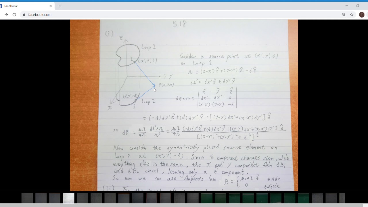 第五次電磁學作業 Ch5 problem 18 - YouTube
