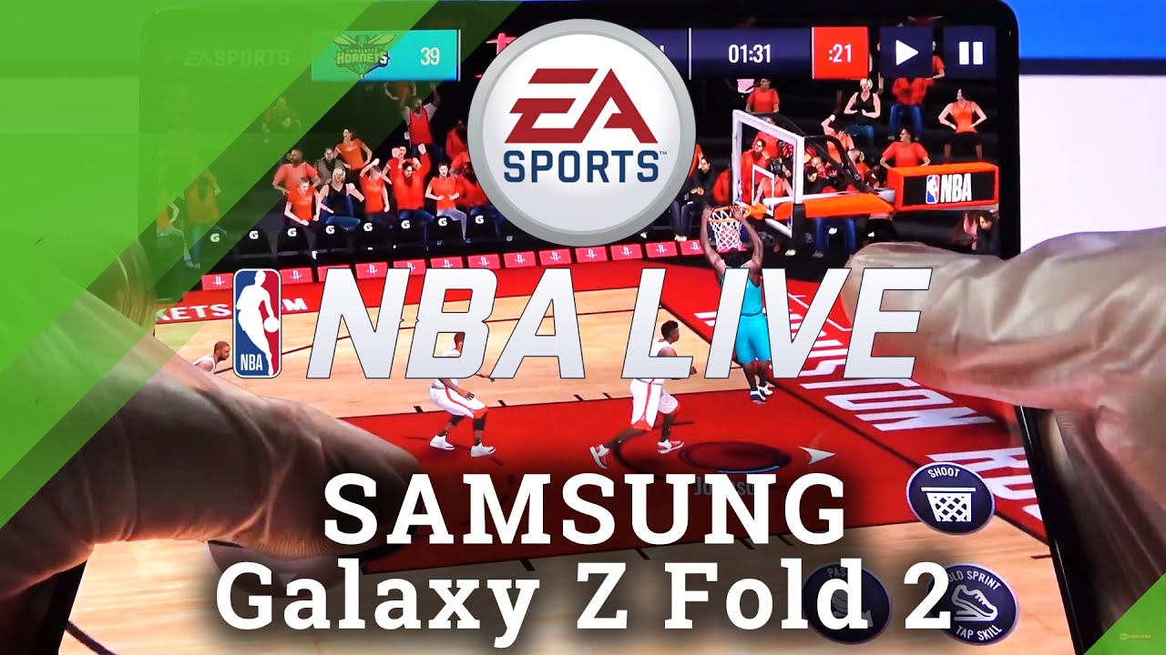How NBA Mobile Runs on Samsung Galaxy Z Fold 2 - NBA Mobile Game Test ...