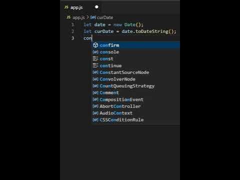 Get Current Date in Javascript - YouTube