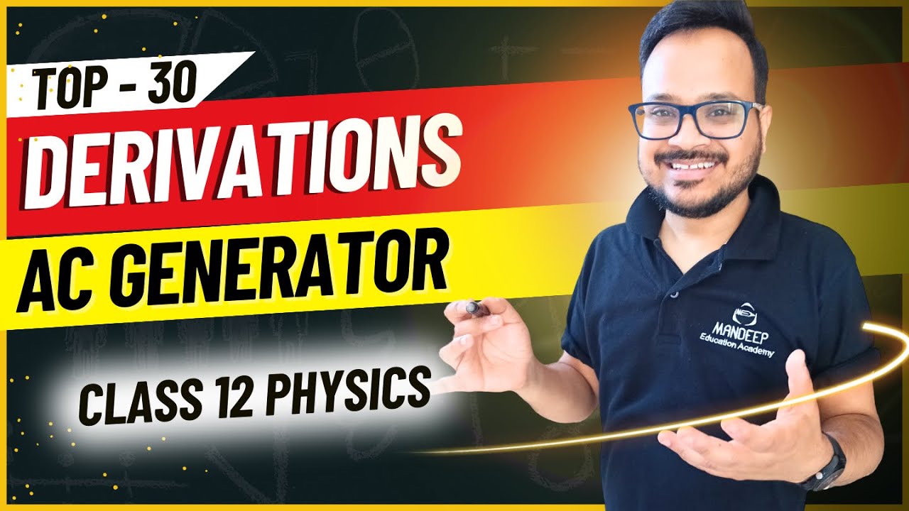 A C Generator Class 12 Physics | CBSE Board Exam 2024 Important Topics ...