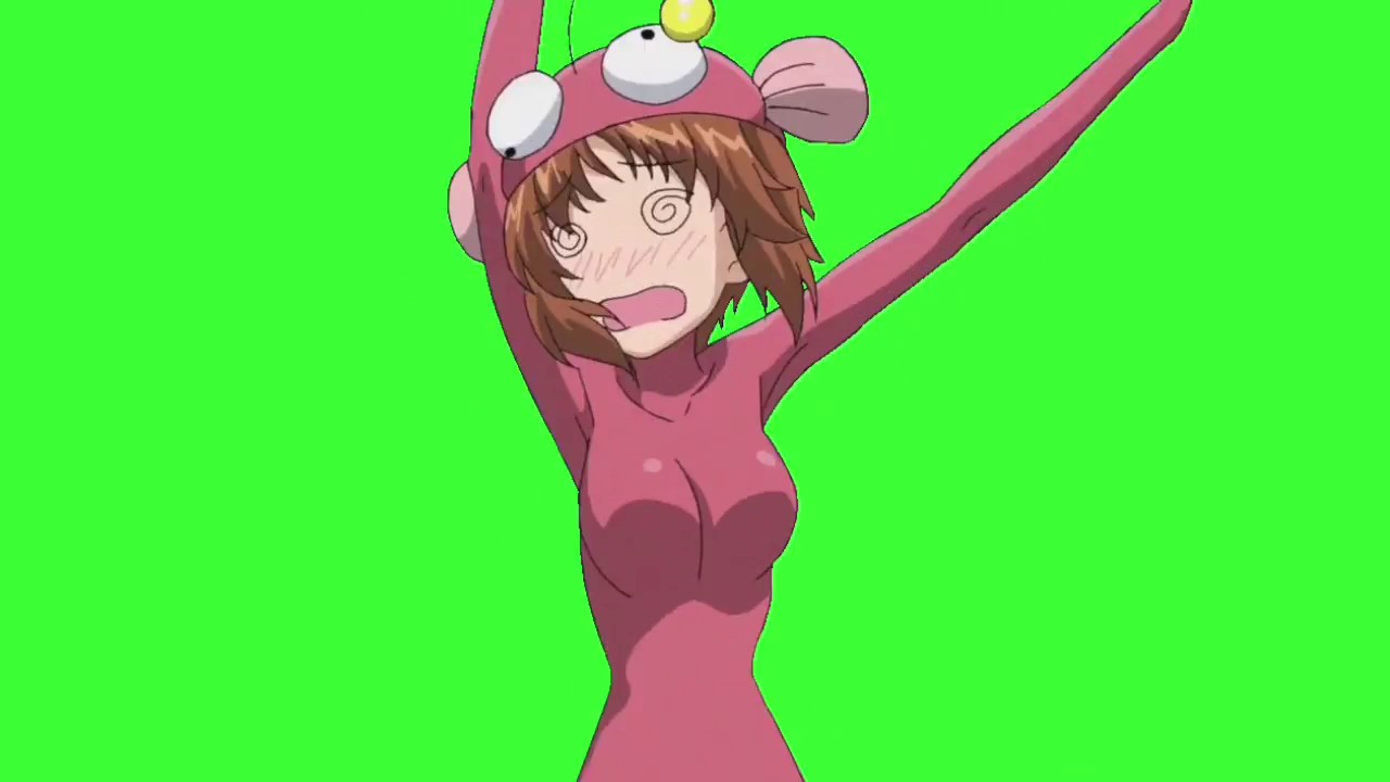 ️GREEN SCREEN EFFECTS: Anime Girl Spinning - YouTube