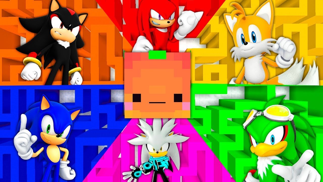 I Found SECRET MAZE of SONIC KNUCKLES TAILS JET SHADOW SILVER SONIC in ...