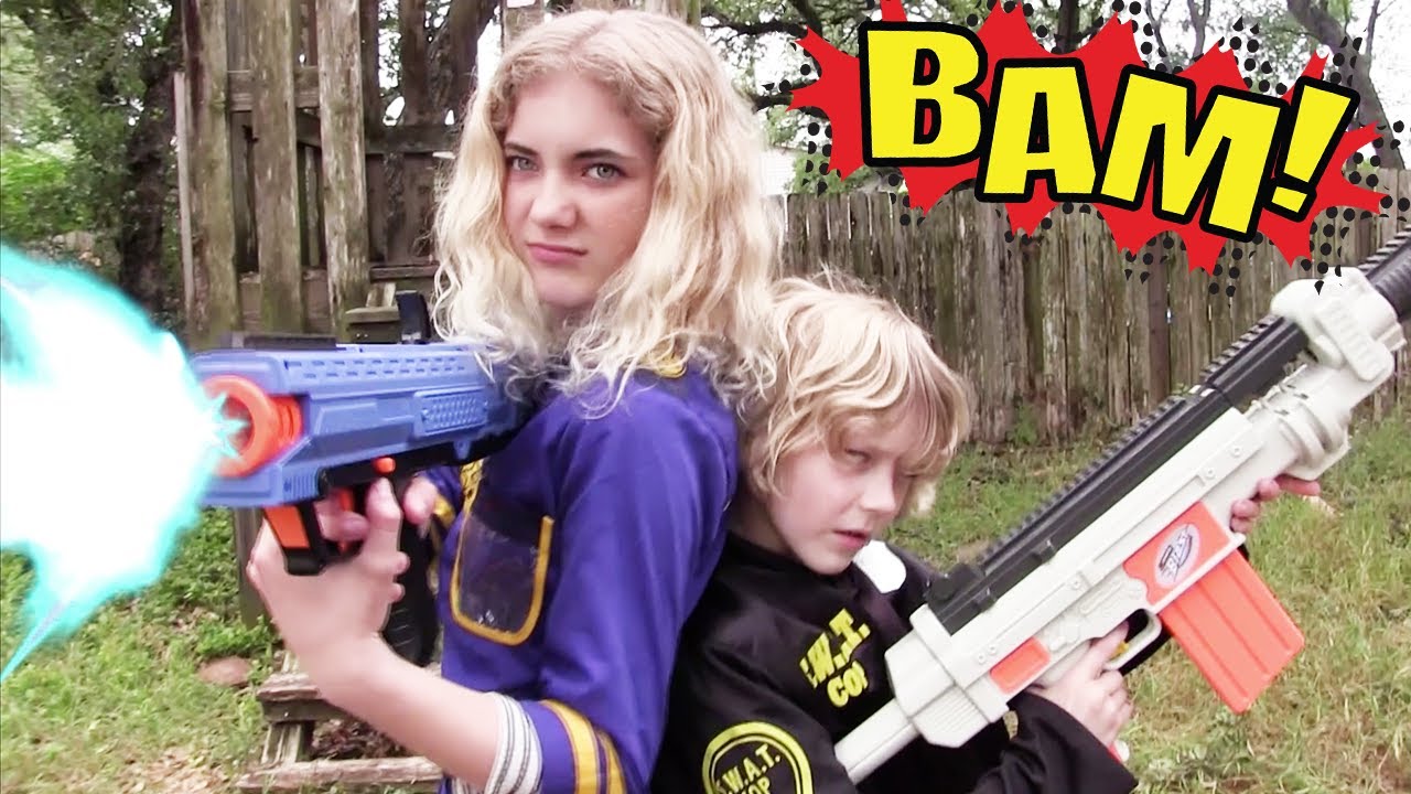 Kid cops 1 - The Nerf War, The Kids Costumes, & The Elite Task Force ...