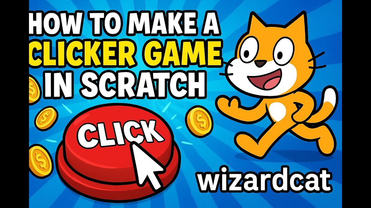 how to make a scratch clicker game - YouTube
