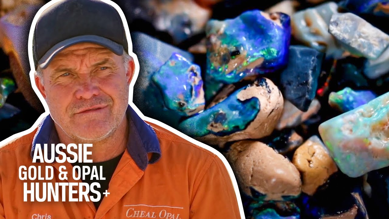 The Cheals Find $60,000 Worth Of Black Opal! | Outback Opal Hunters ...
