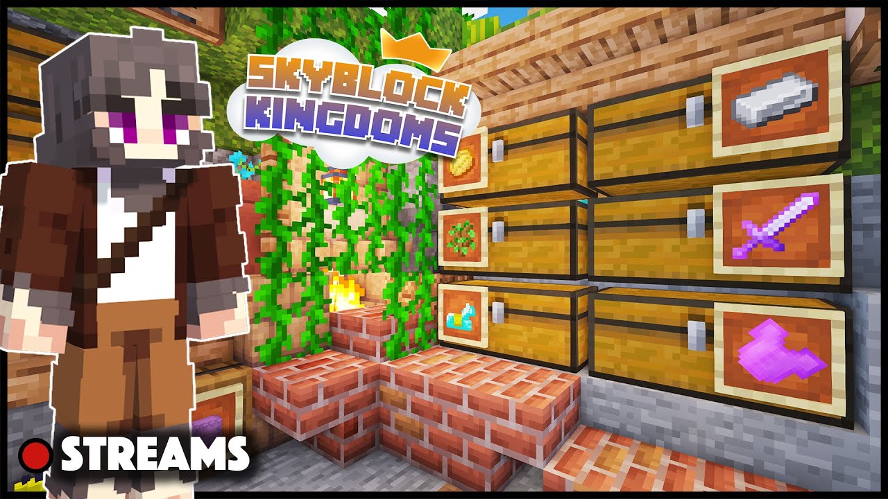 My Storage Room on Skyblock Kingdoms SMP! - YouTube