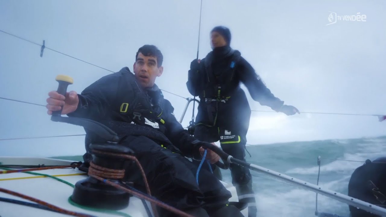 Le Café de la marine : Transat Paprec - Gaston Morvan et Corentin ...