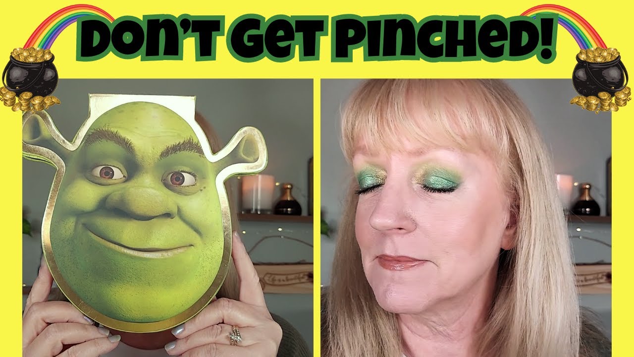 St. Patrick's Day 2024 Eyeshadow Tutorial with Revolution's Shrek ...