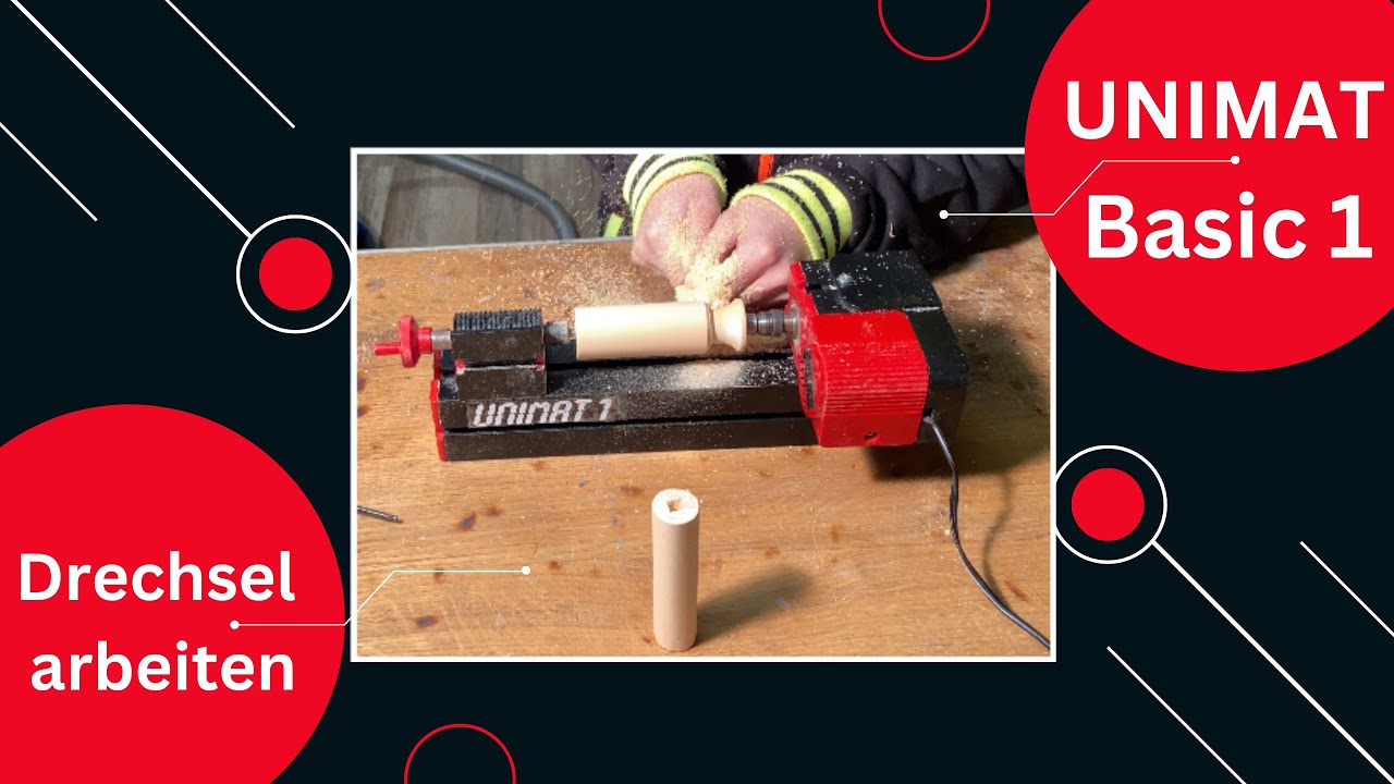 Unimat Basic 1 - Holz drechseln - YouTube