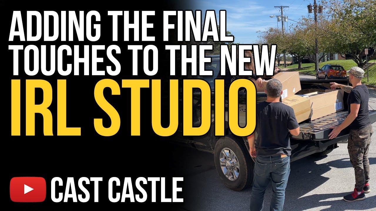 Adding The Final Touches To The New IRL Studio - YouTube
