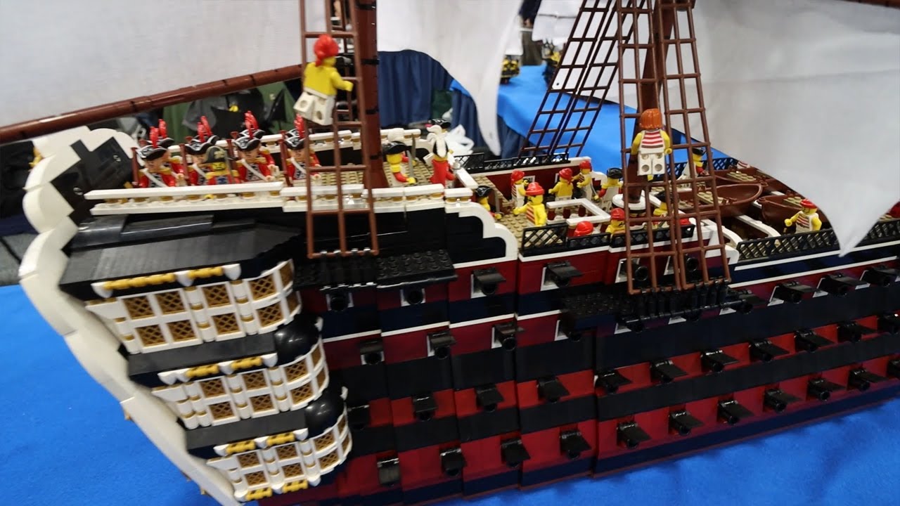 Historical LEGO Ships: The Battle of Trafalger! - YouTube